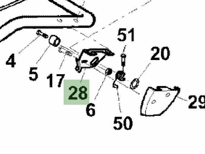 John Deere HOLDER SAU12641 - Farol Shop