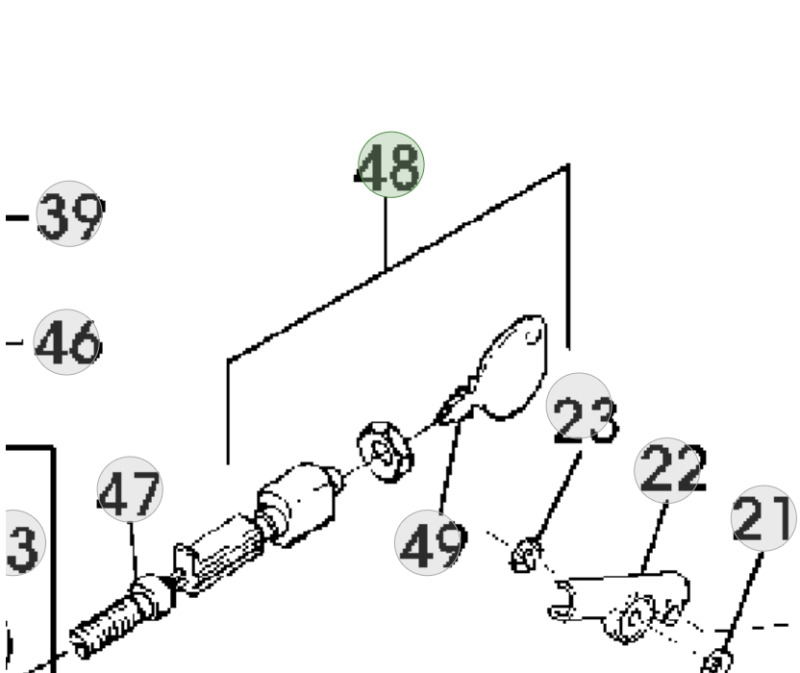 John Deere Lock SAA24327 - Farol Shop
