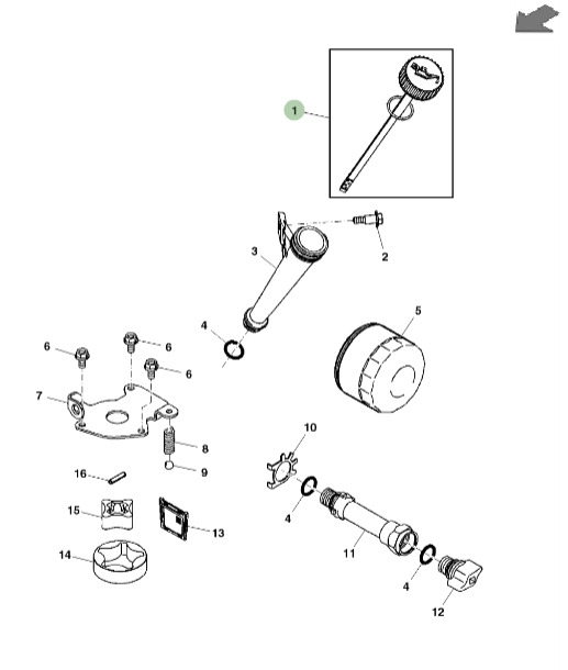 John Deere DIPSTICK MIA12806 – Farol Shop