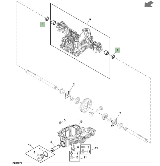 John Deere SEAL MIU804267 - Farol Shop