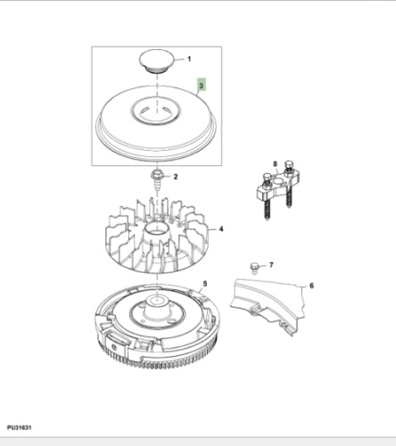 John Deere SCREEN KIT MIA13017 - Farol Shop
