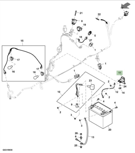 John Deere SOLENOID GY22476 - Farol Shop