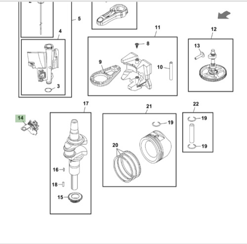 John Deere GEAR LG691968 - Farol Shop