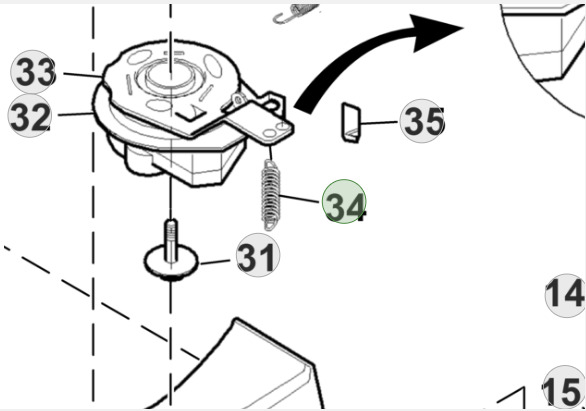 John Deere EXTENSION SPRING SA37567 - Farol Shop