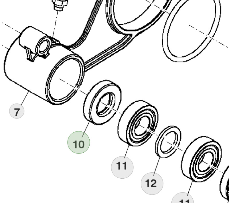 John Deere SEAL MT6828 - Farol Shop