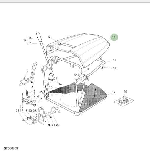 John Deere CAP SB25110358/0 - Farol Shop